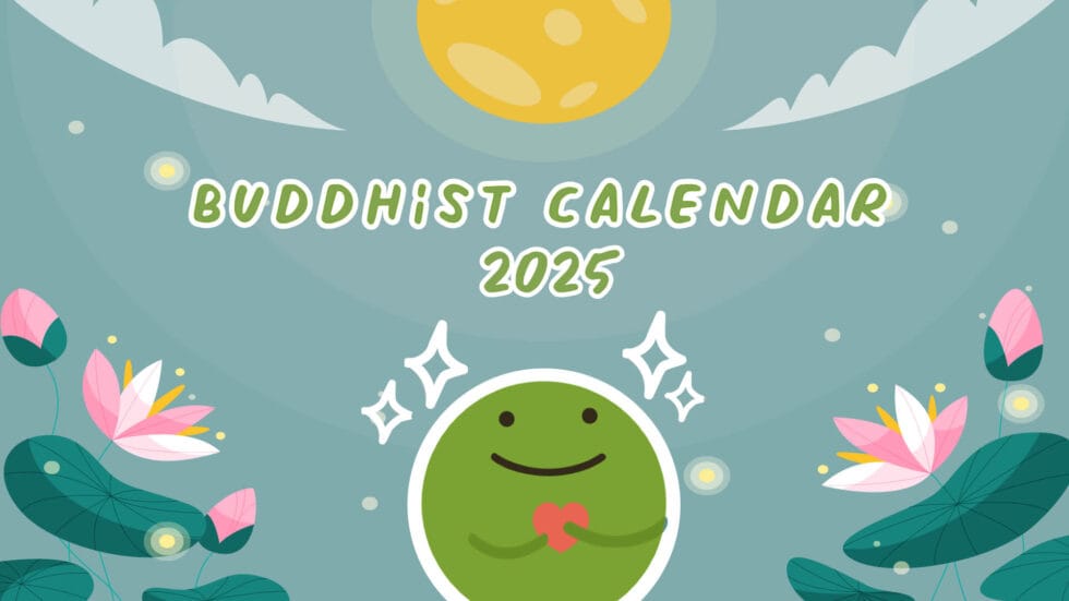 Buddhist Calendar 2025: Lunar observance days and holy days - Handful ...